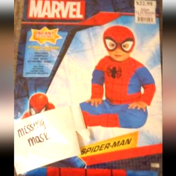 Marvel | Costumes | Infant Spiderman Costume Missing Mask Jumpsuit Only ...